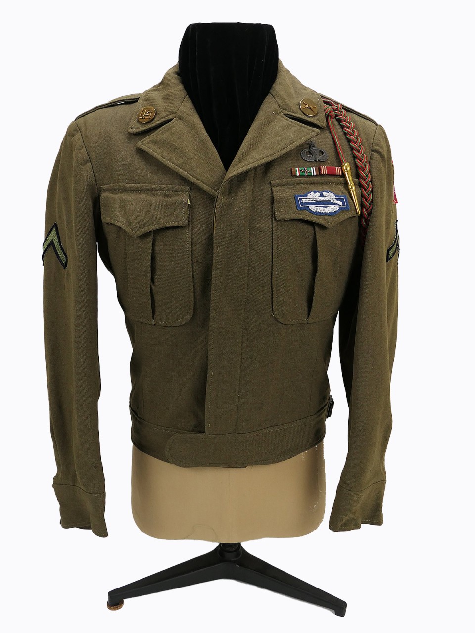 US ARMY WW2 Jackets Field Wool OD Ike Jacket Uniformjacke size 36 ...