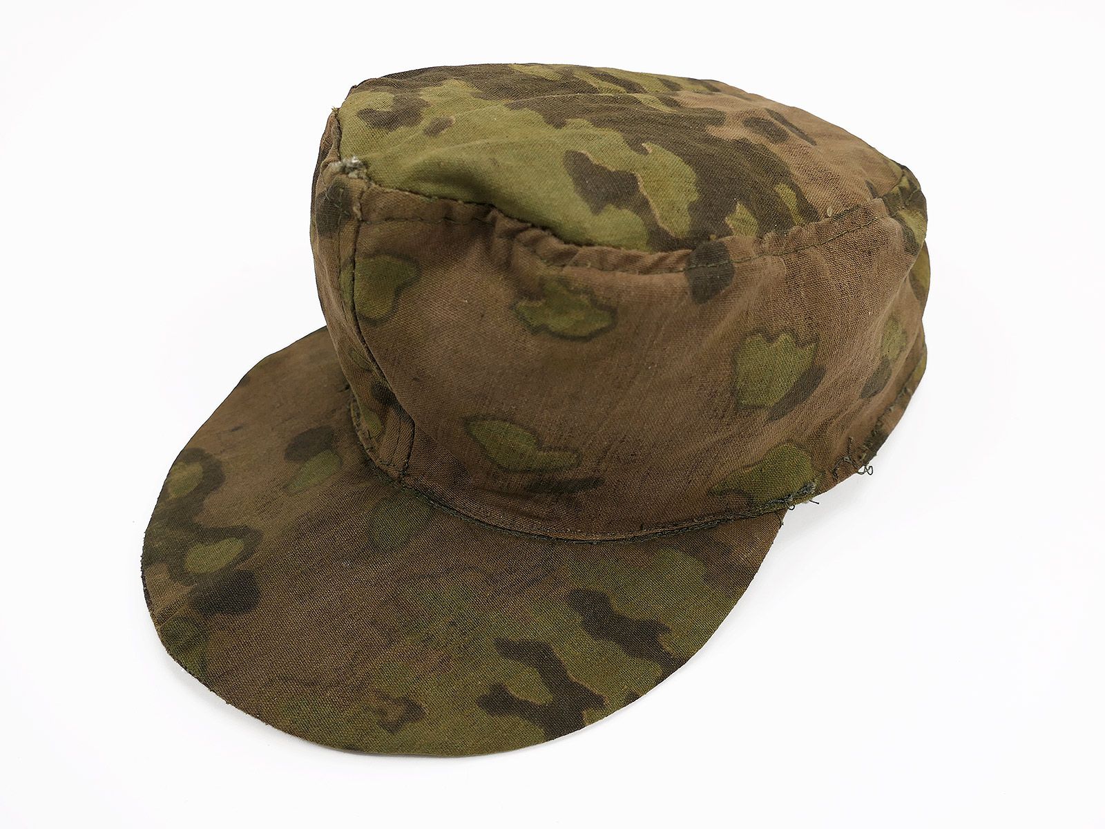 #Z/ Waffen SS Frontfertigung Feldmütze Original Stoff Eichenlaub ...