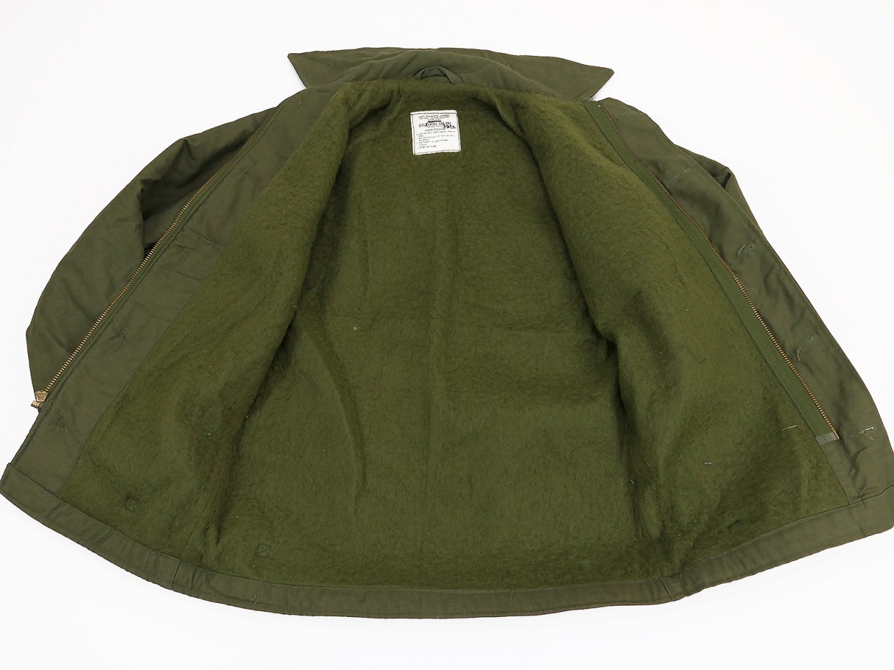 Original US NAVY Deck Jacket Cold Weather Permeable oliv XSMALL (80er J ...