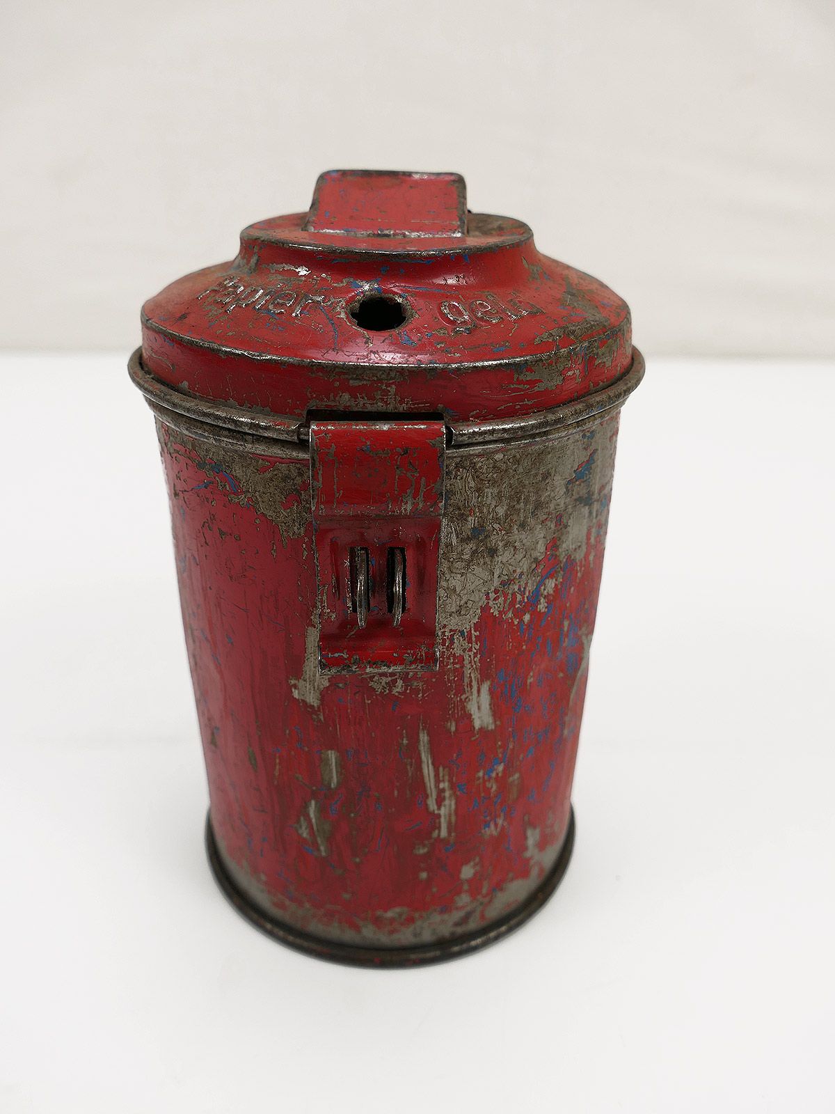 #1/ Spendendose Sammelbüchse WHW Winterhilfswerk mit Papier Banderole ...