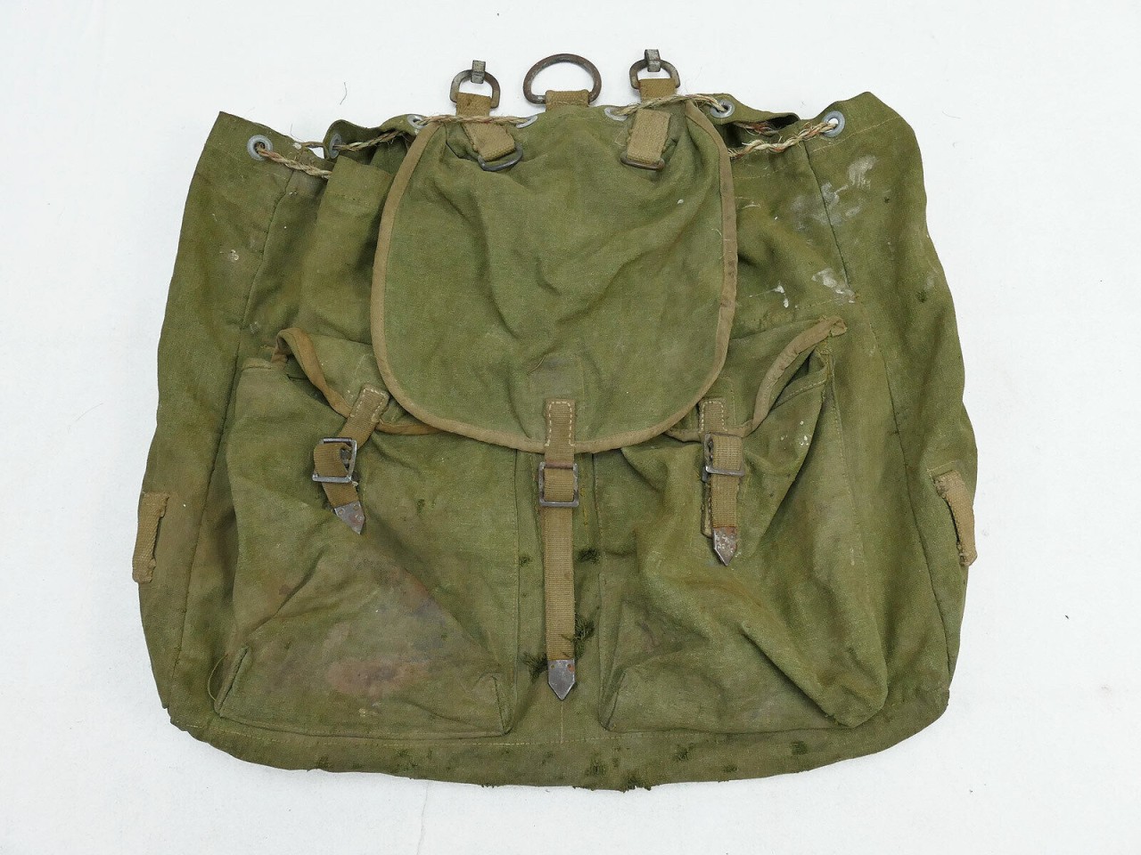 WW2 Wehrmacht Original Tropen Rucksack Afrikakorps / auch Spätkrieg ...