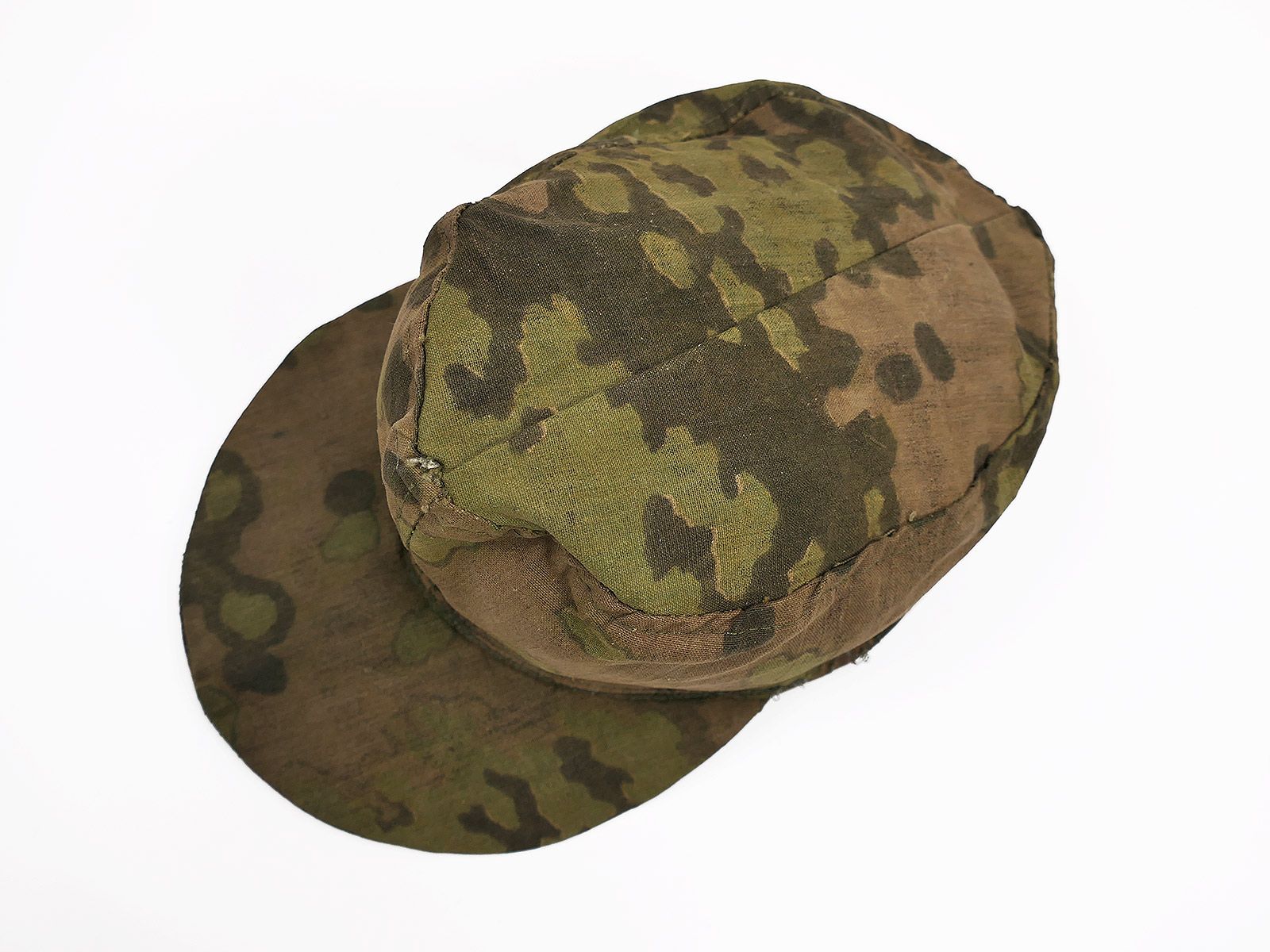 #Z/ Waffen SS Frontfertigung Feldmütze Original Stoff Eichenlaub ...