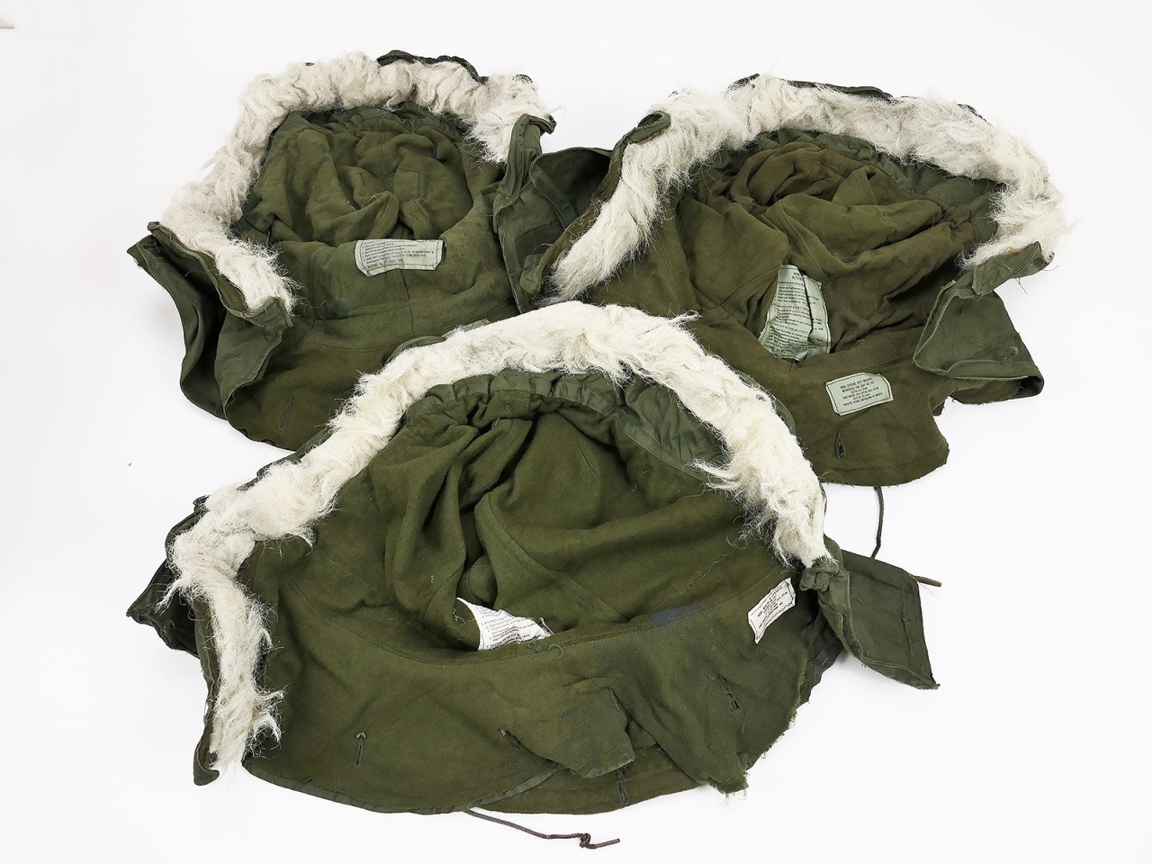3x Original US ARMY Hood Winter Kapuze für Field Coat M-65 Parka ...