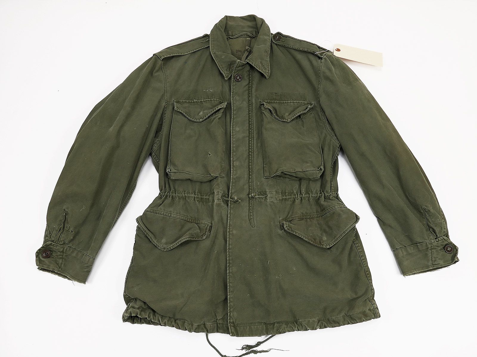 Original US M1951 Field Jacket oliv M51 Feldjacke Korea Vietnam Ära ...