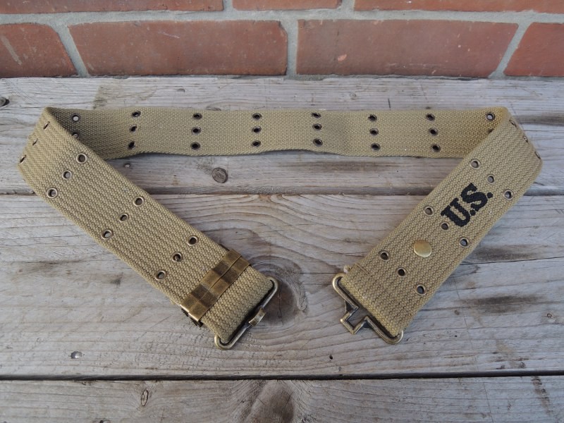 US ARMY Pistol Belt M1936 Lochkoppel Koppel Messing / Brass | Lomax ...