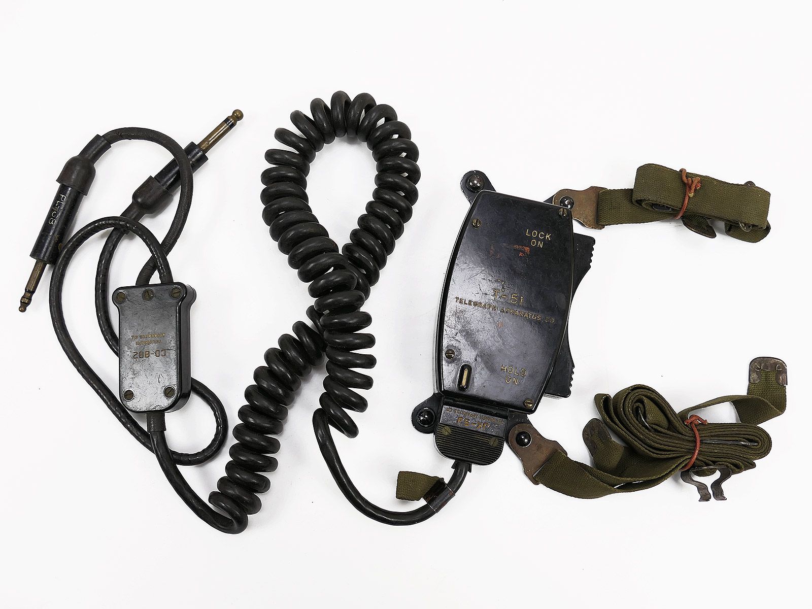 US ARMY Field Phone T-51 Chest Set Handset switchboard Radio Telephone ...