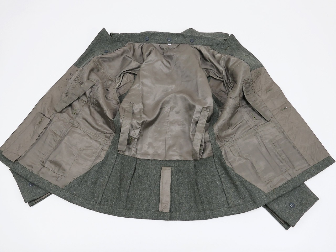 Waffen SS M43 Feldbluse (2-Loch) Uniform Feldjacke *Grade Taschenpatte ...