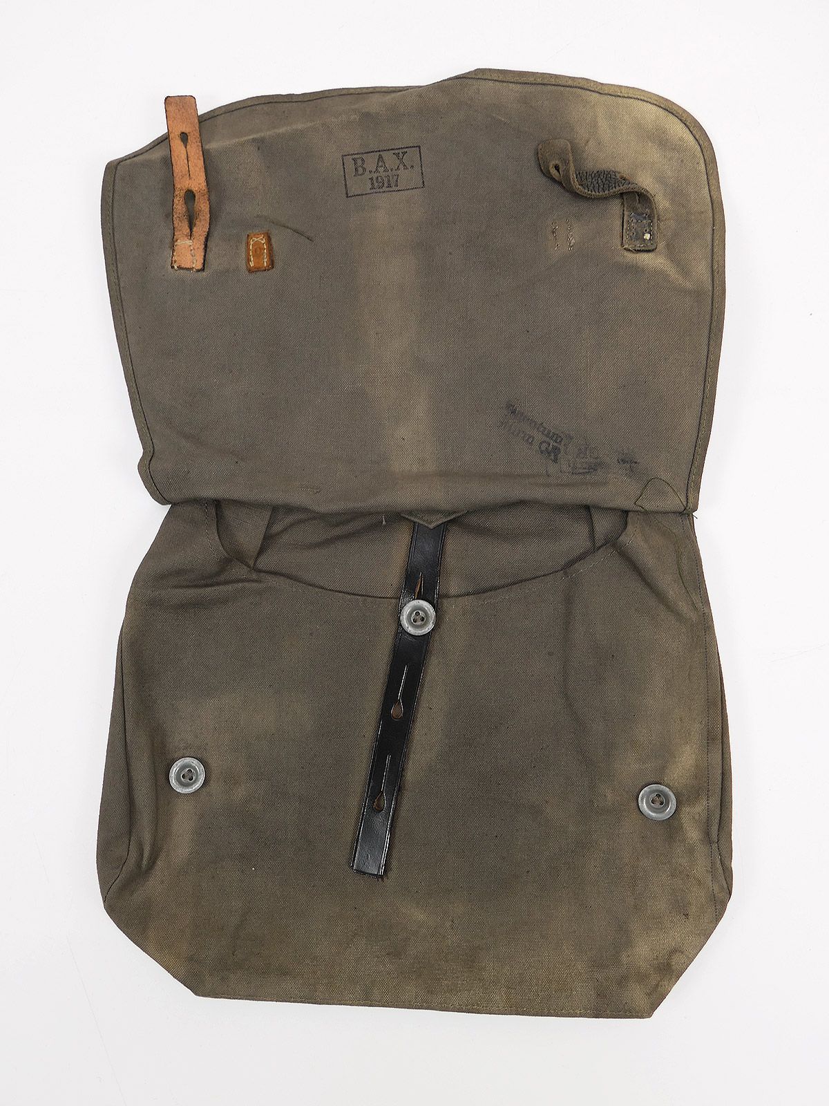 #06 Vintage Brotbeutel alte Art Filmrequisite modifiziert Typ wie WK1 ...