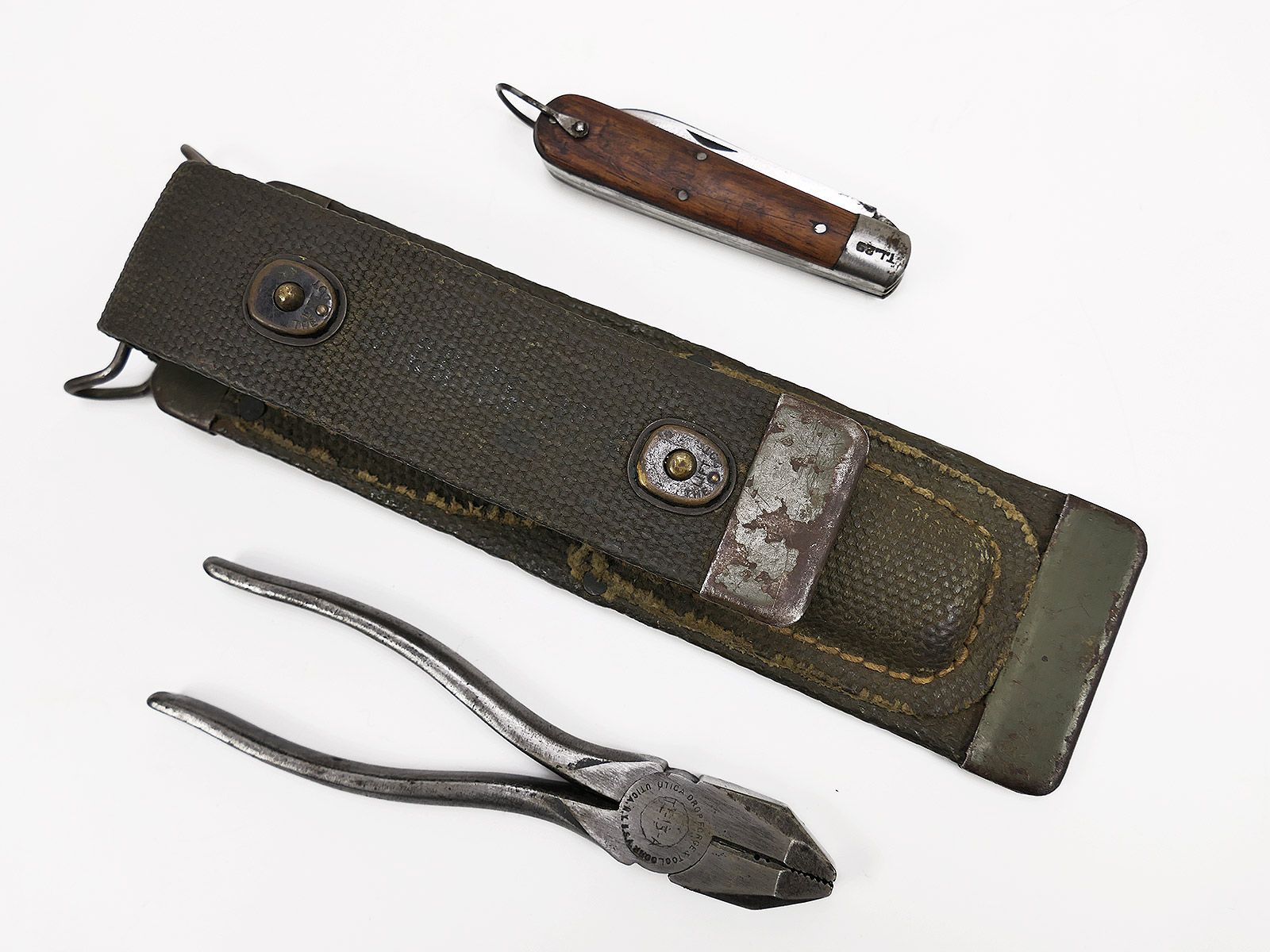 Original US ARMY WW2 Signal Corps Lineman’s Tool Set with CS-34 CANVAS ...