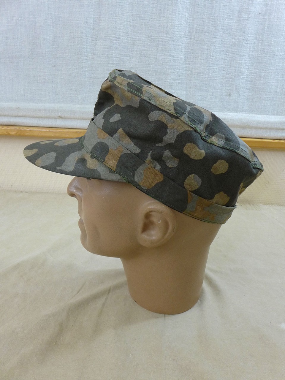 Wehrmacht M42 plane tree 3/4 camo cap Platane Tarnmütze Feldmütze ...