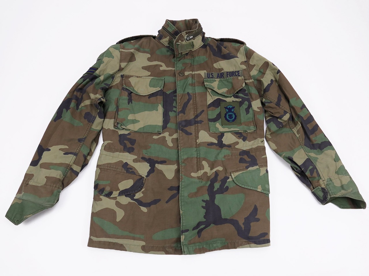 Original US Cold Weather Field Jacket M65 Feldjacke Woodland 1991 Gr ...