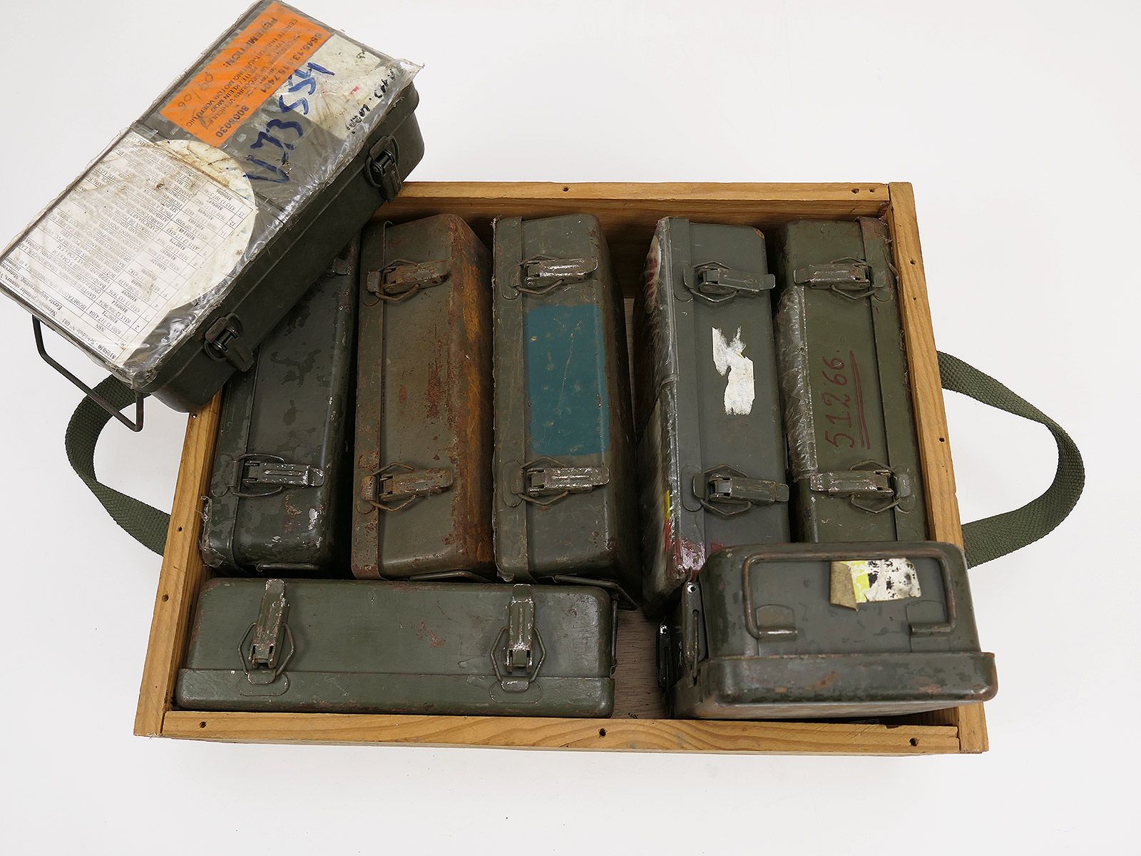 US ARMY Medical First Aid Box Jeep Medic Verbandkasten Metallkiste KFZ ...
