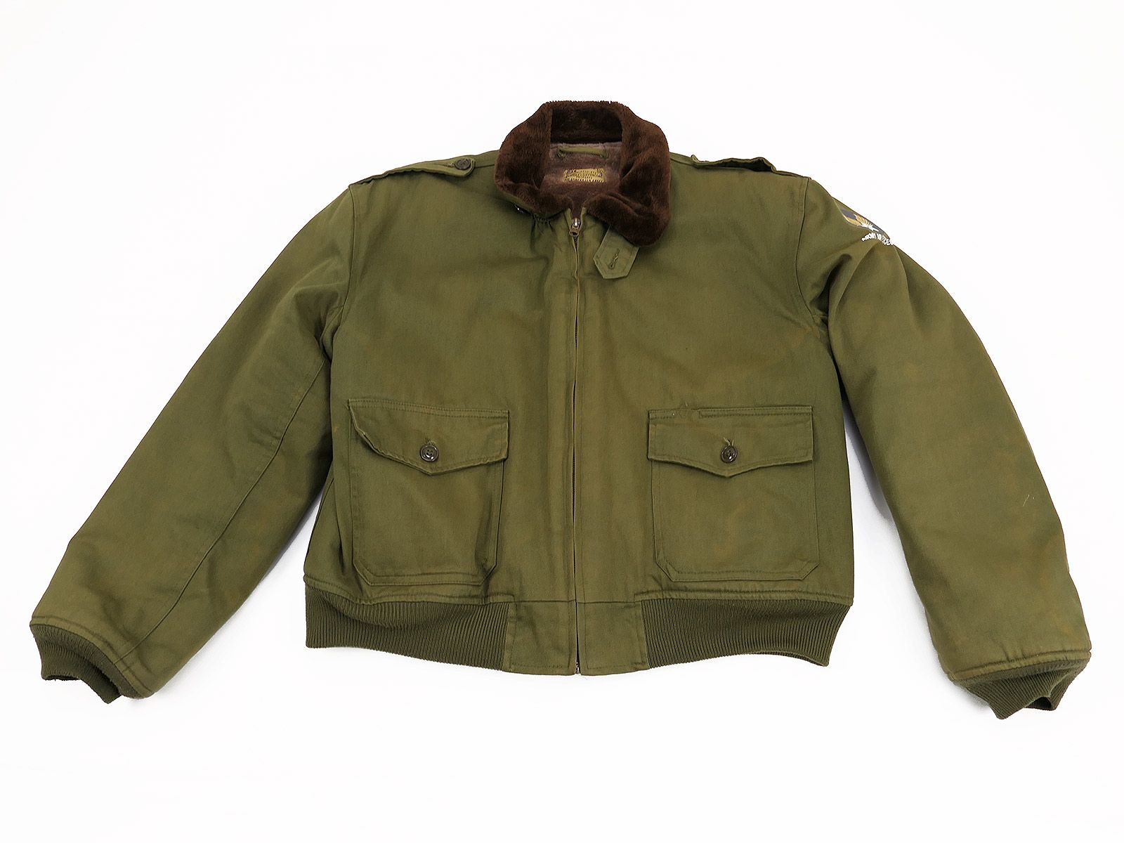 USAF WW2 B10 Flight Jacket Fliegerjacke B-10 Pilotenjacke Gr. XL ...
