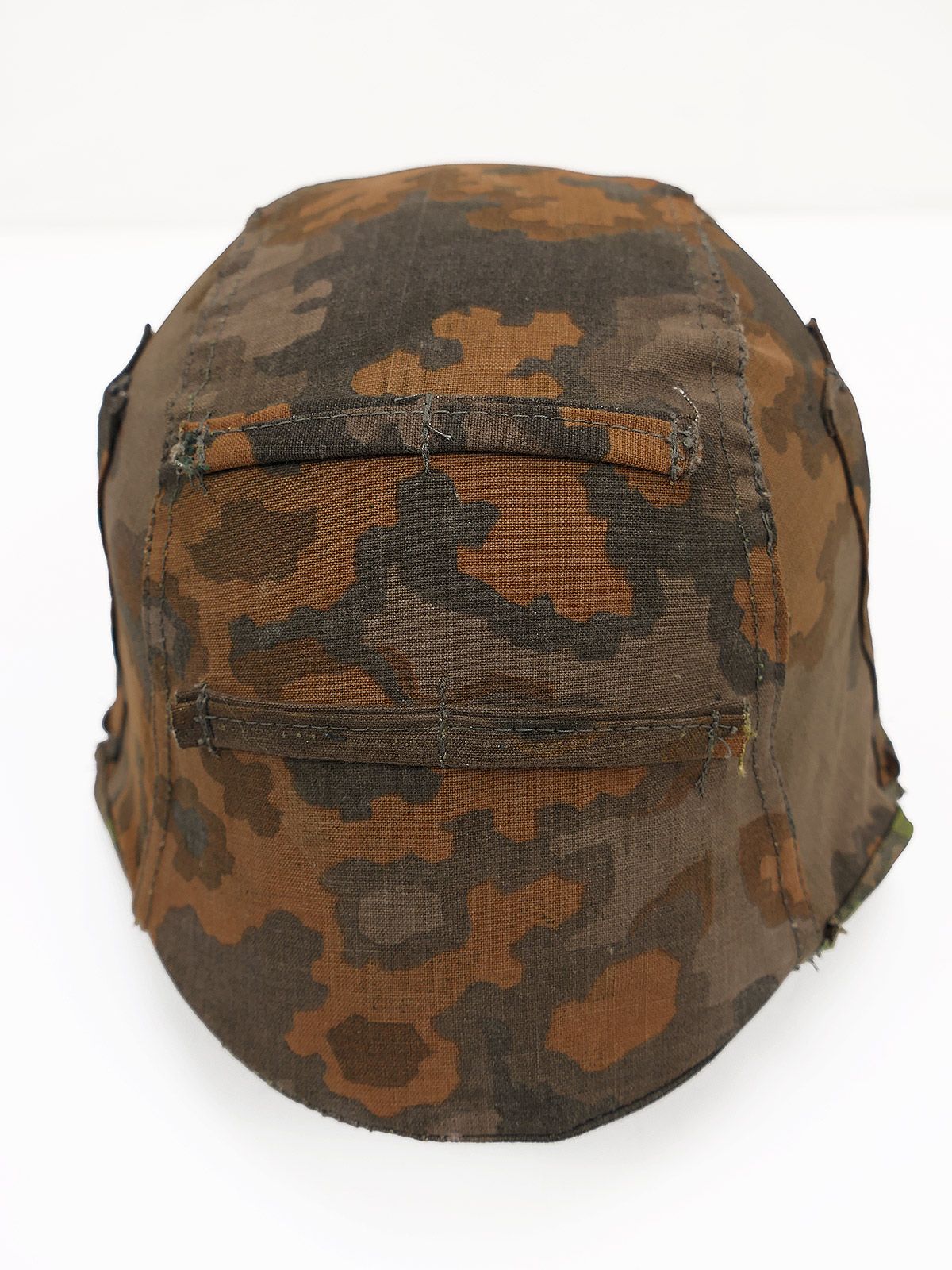 #C Eichenlaub ZZ Stahlhelm Helmbezug Helmtarnbezug aus original Tarn ...