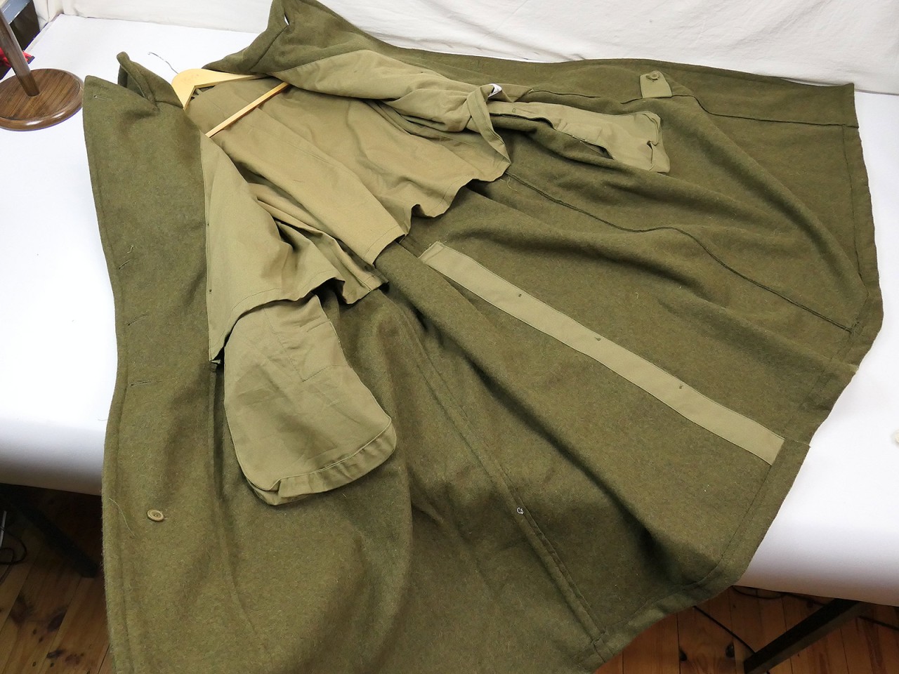 US Army WW2 Winter Mantel Men's Wool Trench Coat Melton | Lomax Militaria