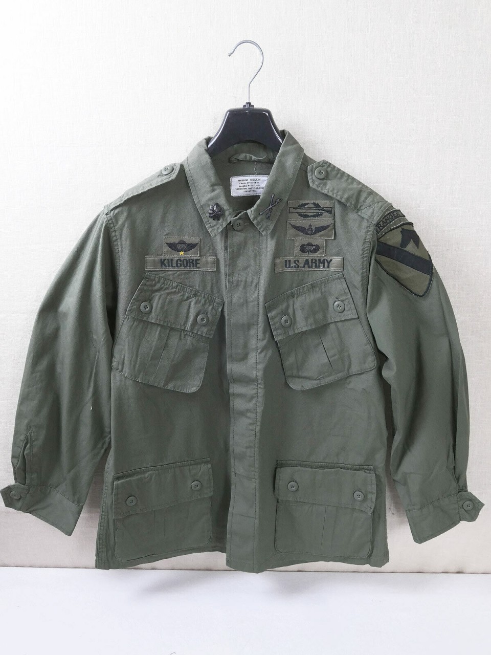 US Army Vietnam Jungle M64 1st Cavalry Uniform Lt. Colonel Bill Kilgore ...