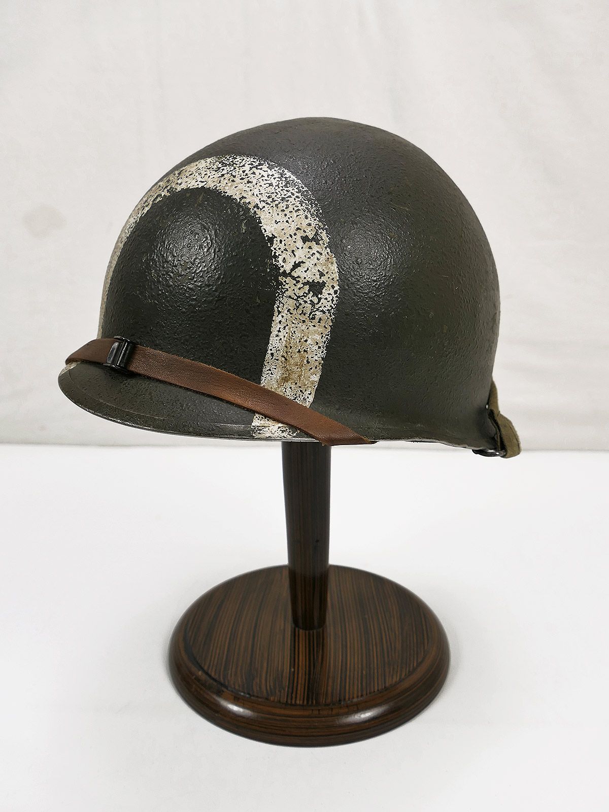 #B/ US ARMY Type WW2 M1 Engineer Special Unit Stahlhelm Steel helmet ...
