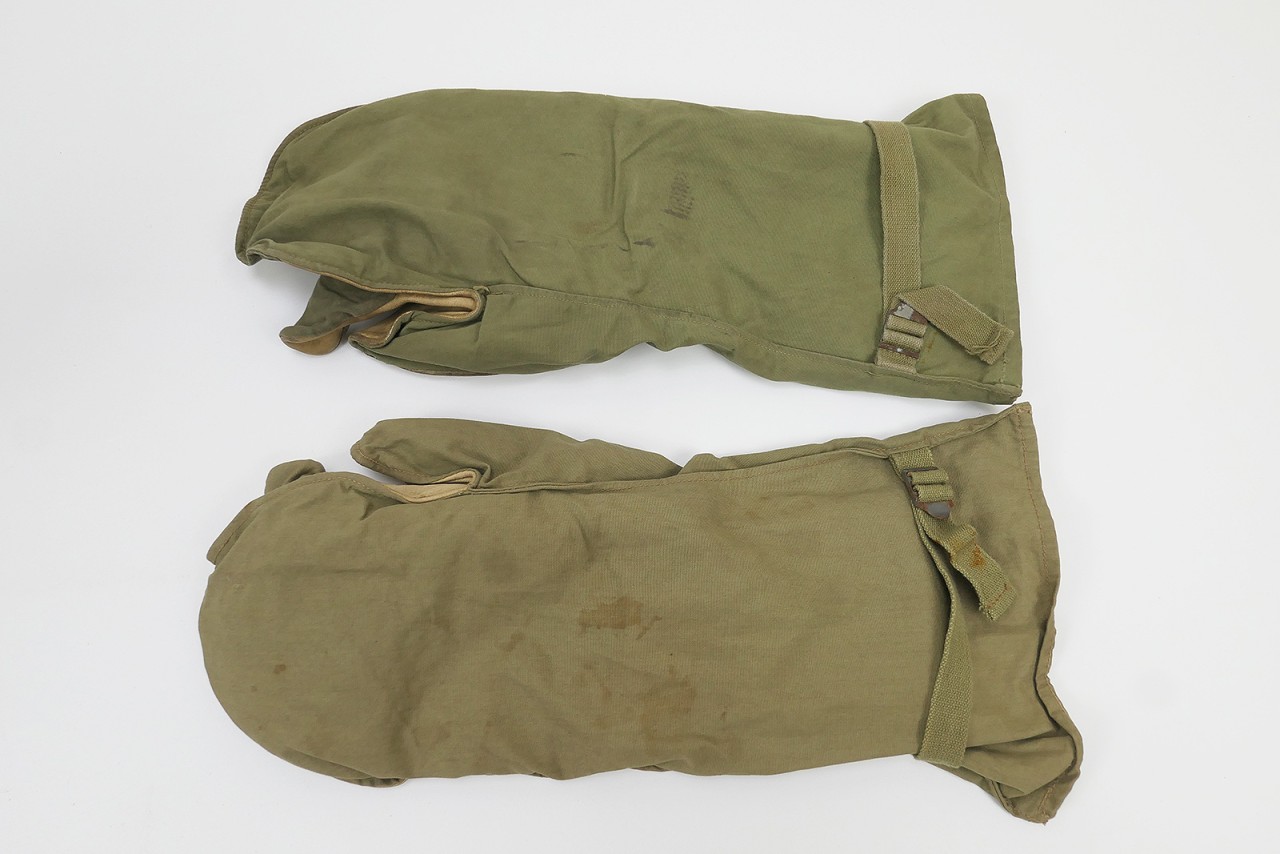 #2 US ARMY WW2 Mitten Shell Trigger Finger Gloves Dreifinger Jeep ...