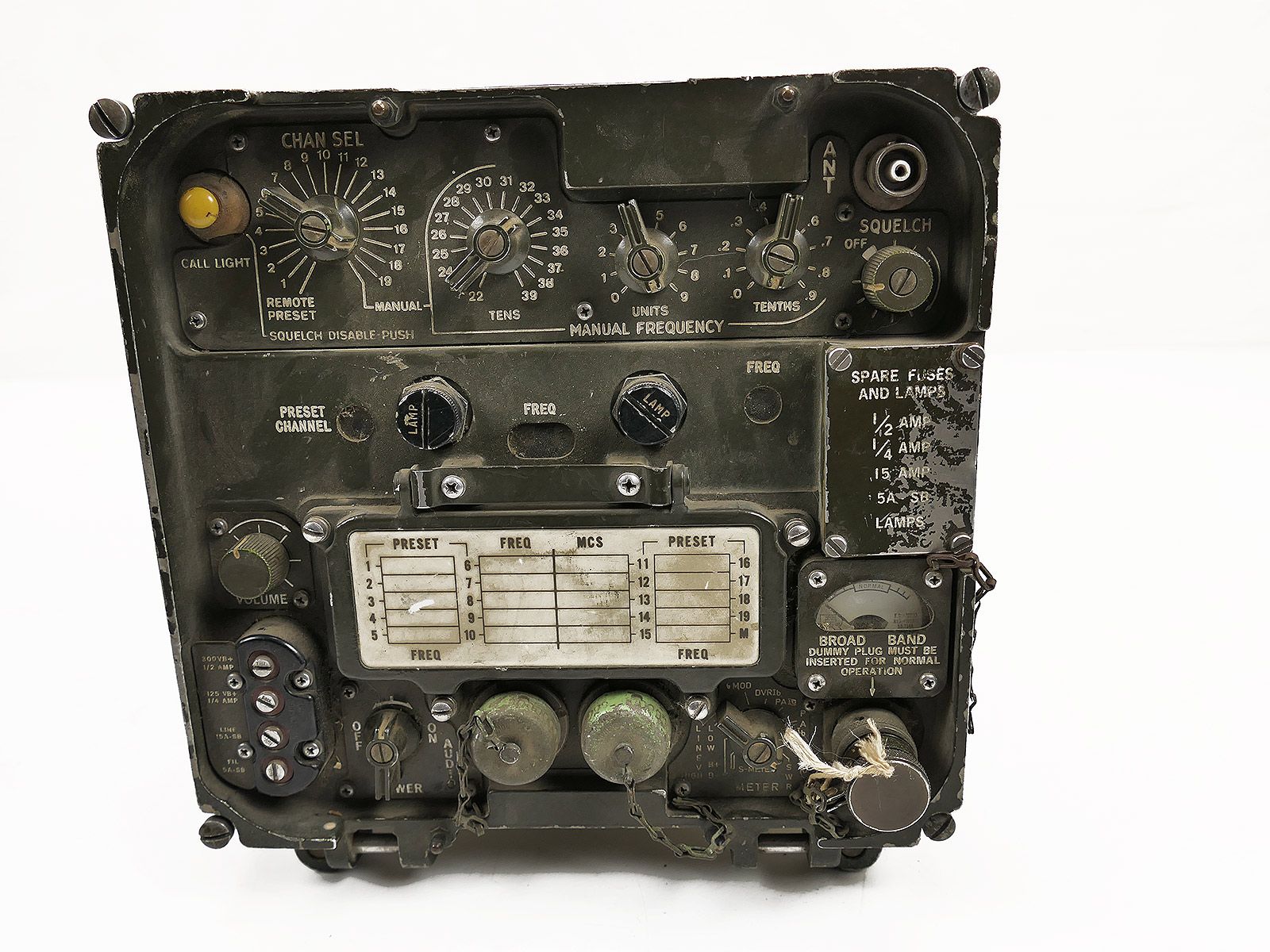 US ARMY Military Radio Receiver Transmitter RT-323 A / Funkanlage VRC ...
