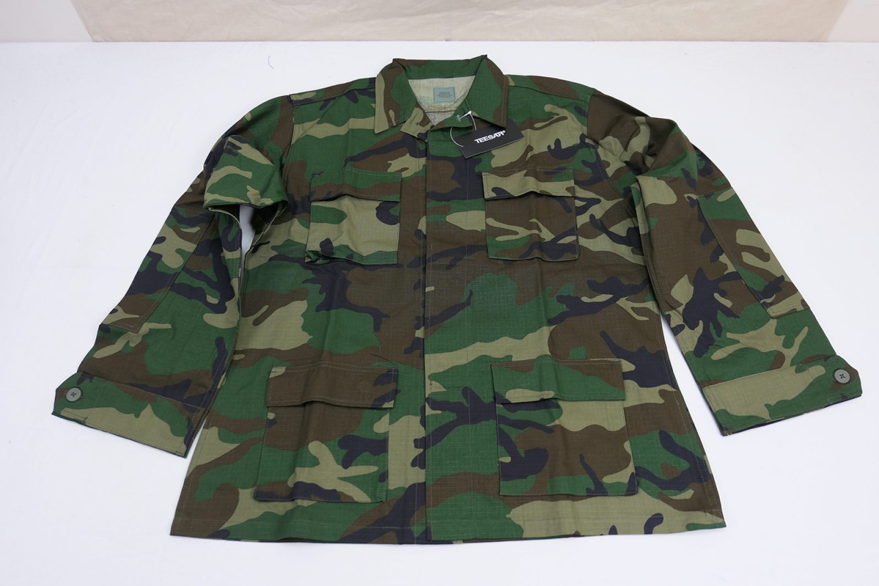 US BDU Woodland Feldjacke Ripstop Field Jacket | Lomax Militaria
