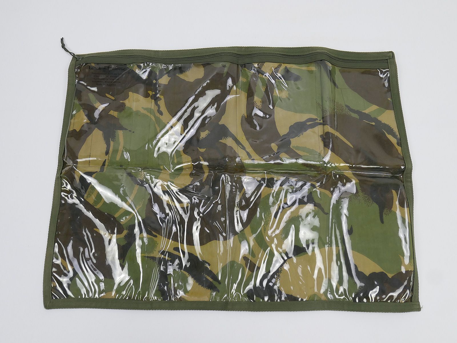 US ARMY Black Horse DPM Map Case Waterproof woodland camouflage ...
