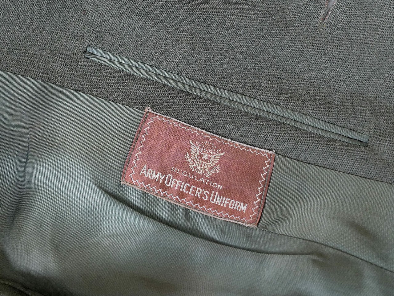 Original US ARMY Service CLASS A UNIFORM JACKET 1942 US40 Ausgehuniform ...