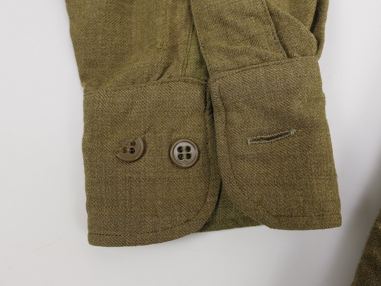 Einzelstück Original US Army WW2 Feldhemd M37 Enlisted Men size 14 1/2 ...