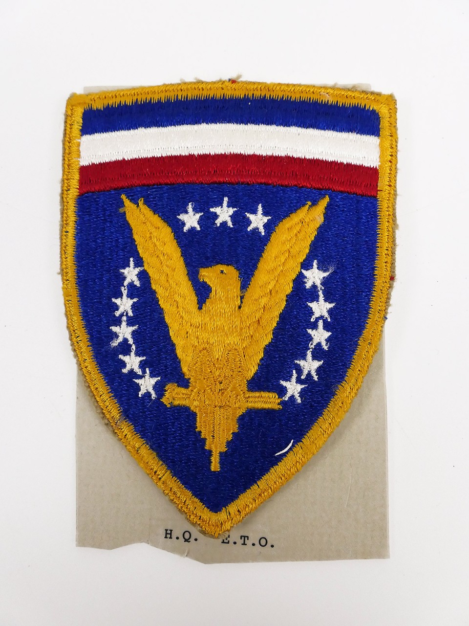 Original US ARMY WW2 Abzeichen Badge Headquarter E.T.O. Patch - U.S ...