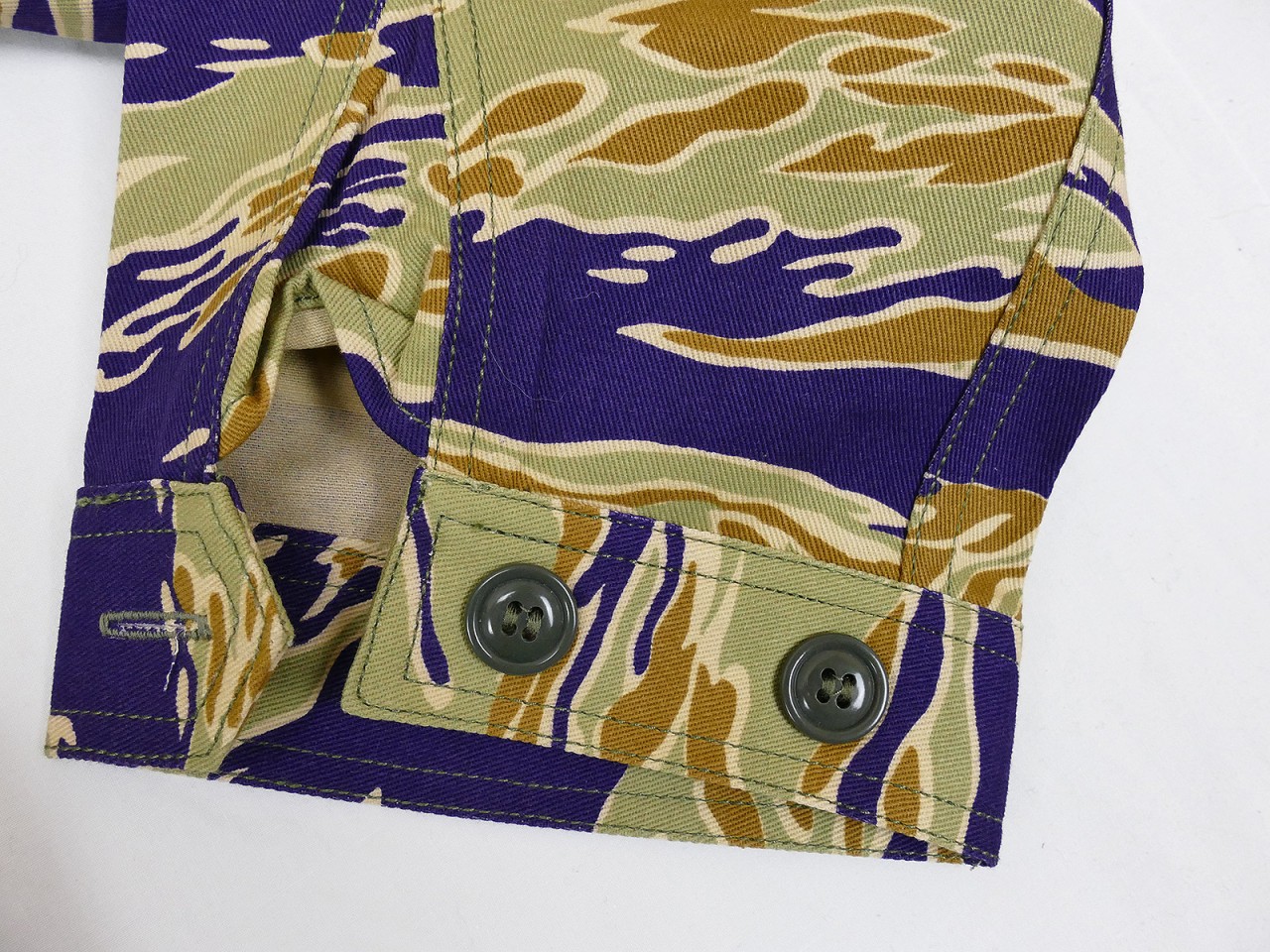 US ARMY Vietnam Advisor Tiger Stripe Jungle Mac-Sog Feldhemd - Größe XL ...