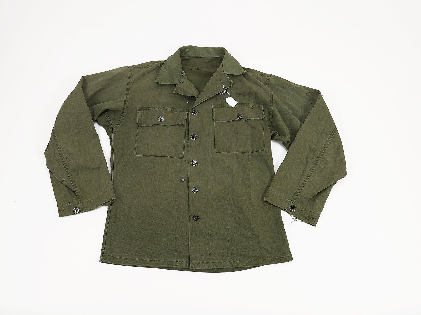 Einzelstück Original US ARMY WW2 HBT Herringbone Twill Jacket Small (US ...