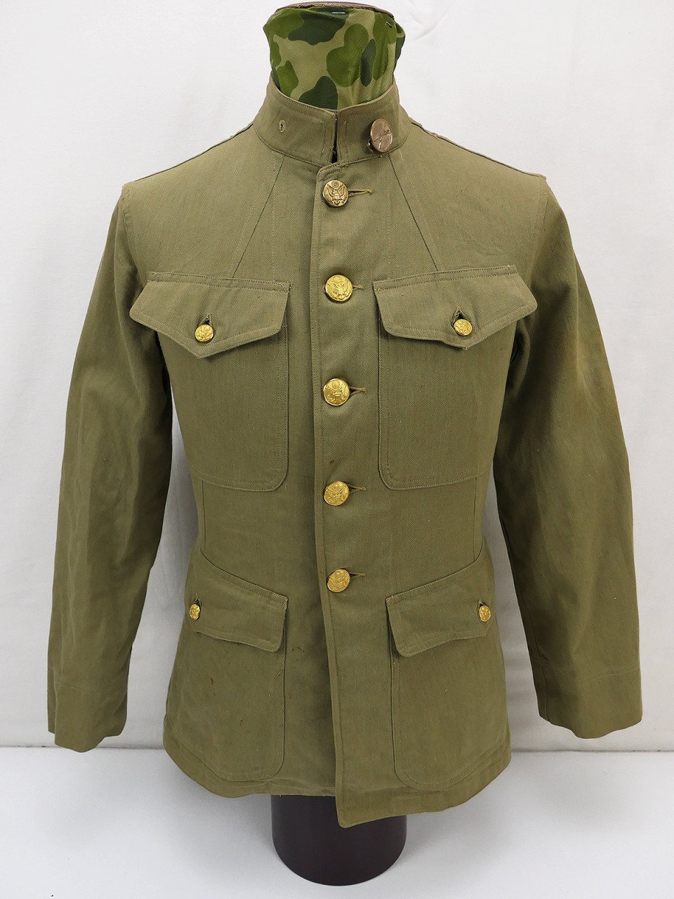 US Army WW1 M1910 Sommer HBT Cotton Uniform Jacket Coat | Lomax Militaria