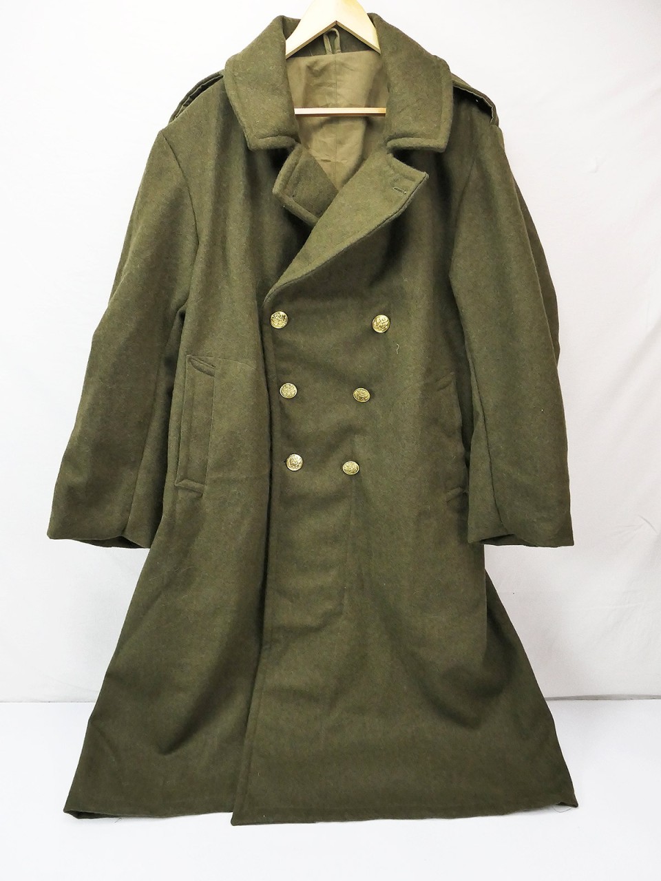 US Army WW2 Winter Mantel Men's Wool Trench Coat Melton Gr.XL (US46 ...