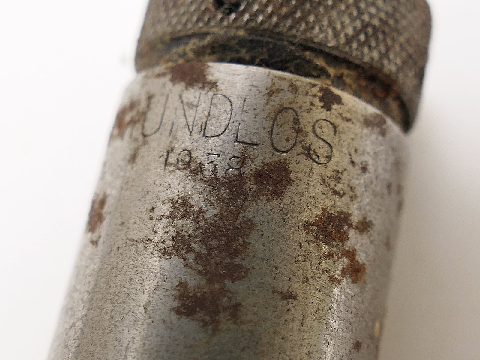 #3 Einzelstück MUNDLOS 1938 Metall Öler für Reinigungsgerät RG34 ...