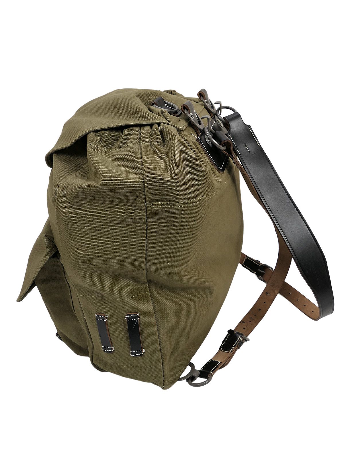 Wehrmacht M31 Rucksack oliv mit Tragegurten | Lomax Militaria