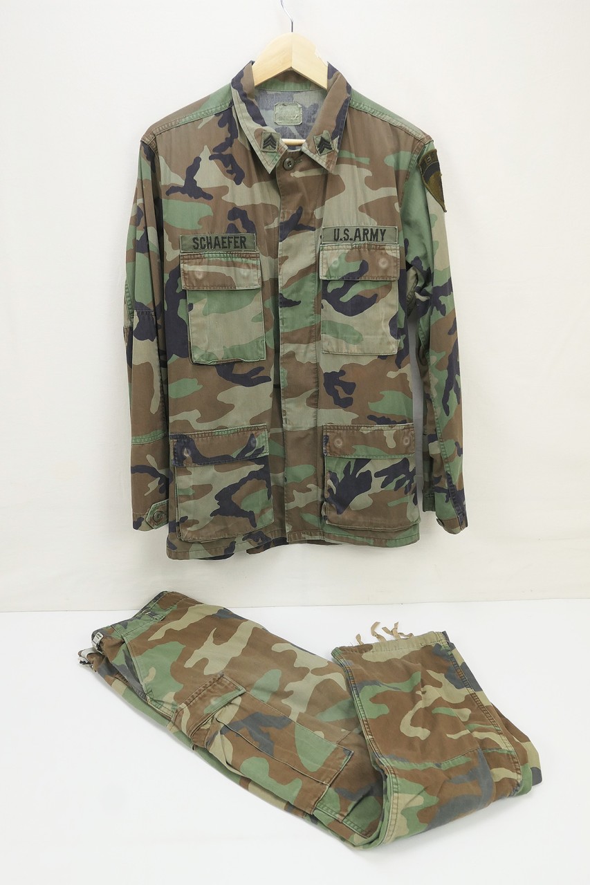 US Army Feldhemd und Feldhose Camouflage BDU Woodland Hot Weather ...